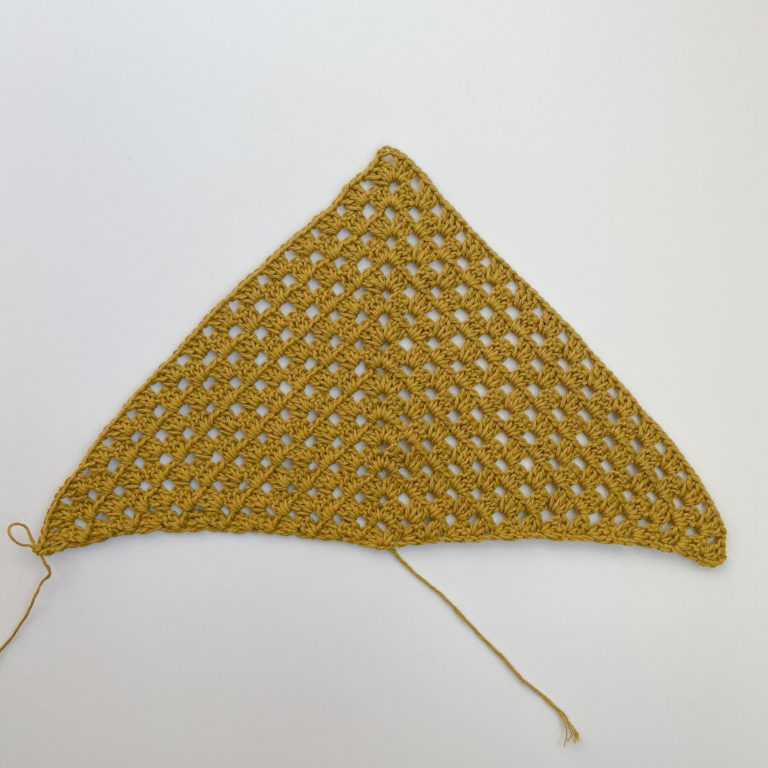 Beginner Crochet Granny Triangle Bandana - Free Pattern + Video ...